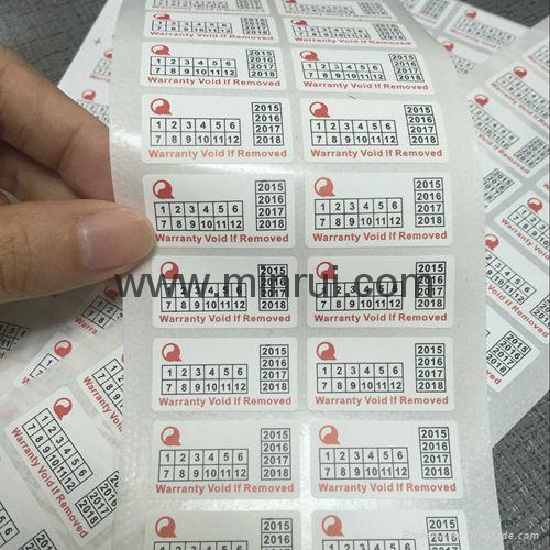 Custom Self Destructive Paper Printed Security Warranty Sticker - 11CA2 ...