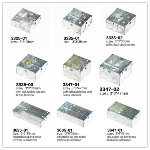 Galvanized Steel 3*3 GI Junction Box - MQ33 - MQ (China Manufacturer ...