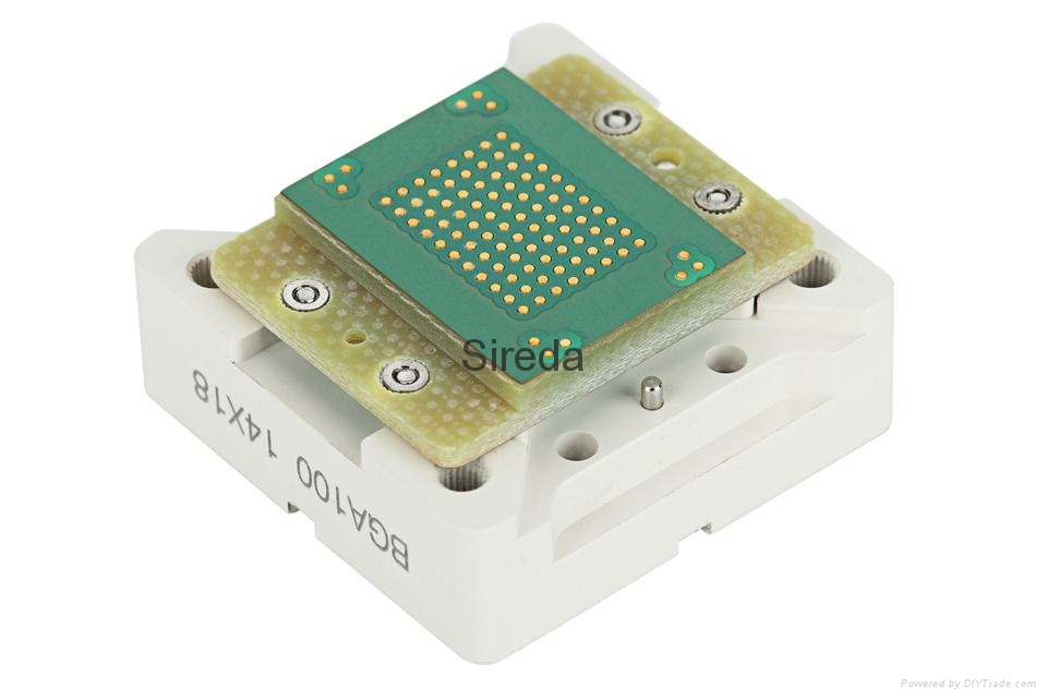 BGA153 UFS BGA254 test Socket F Solution_14X18mm DDR emcp test fixture ...