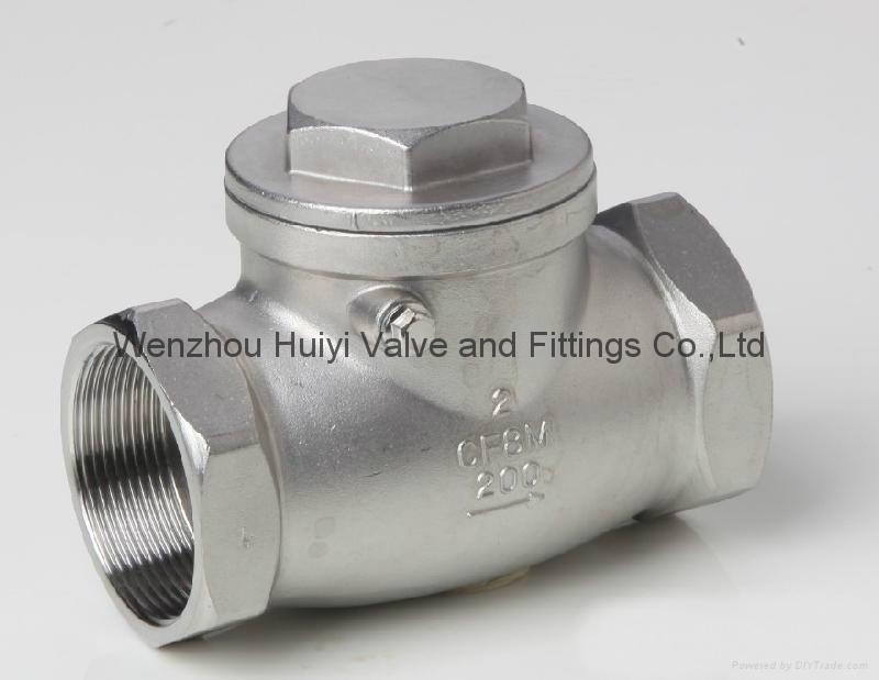 female thread swing check valve - H14W - Huiyi (China Manufacturer ...