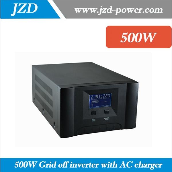 500W 12VDC to 220VAC 50HZ Solar Grid off Inverter with Pure sine Wave ...