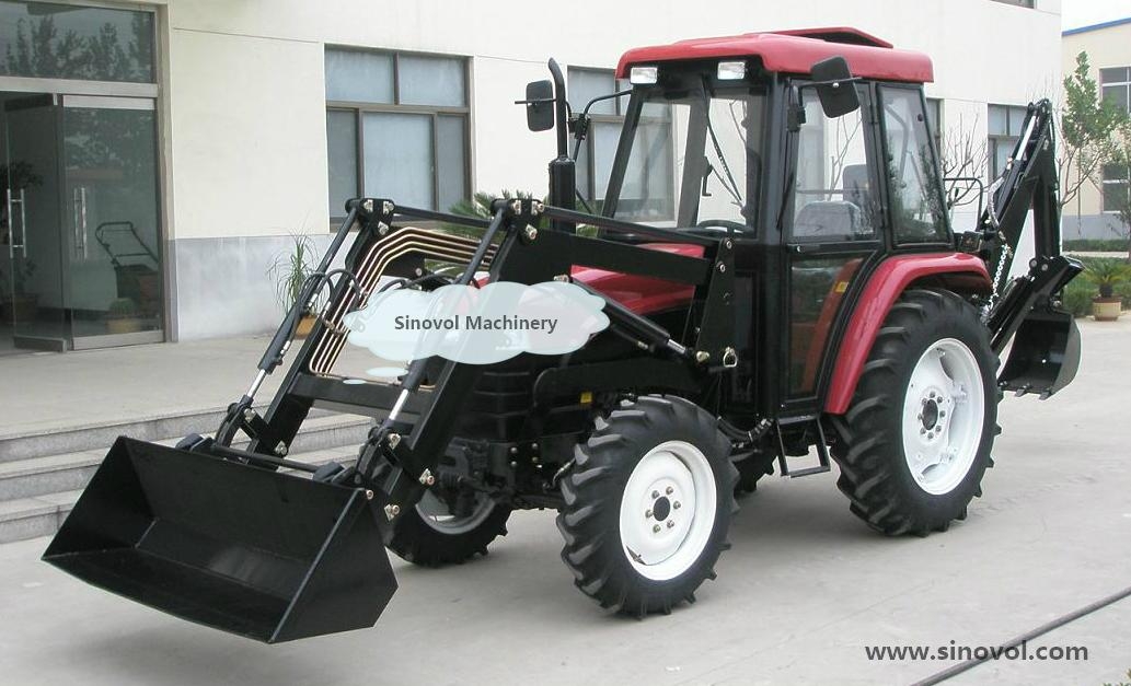 Tractors with front loader and backhoe - SINOVOL (China Manufacturer ...