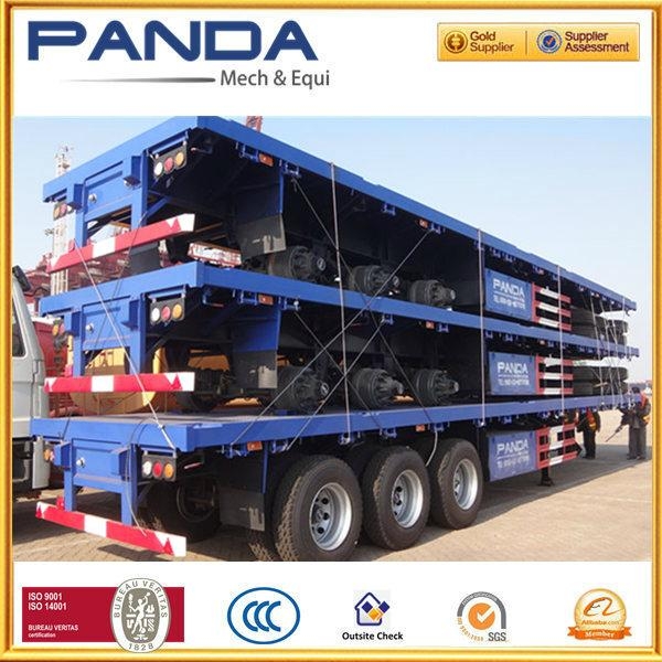 PANDA 3 axle flatbed trailer - PDF3SN (China Manufacturer) - Special ...