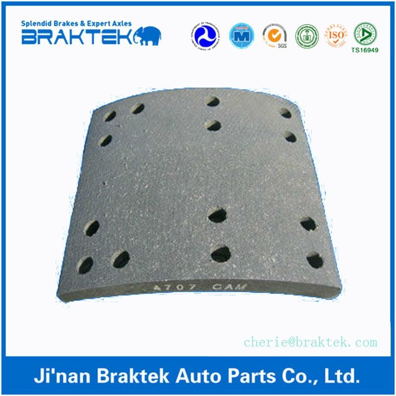 semi trailer brake linings 4707 - Braktek (China Trading Company ...