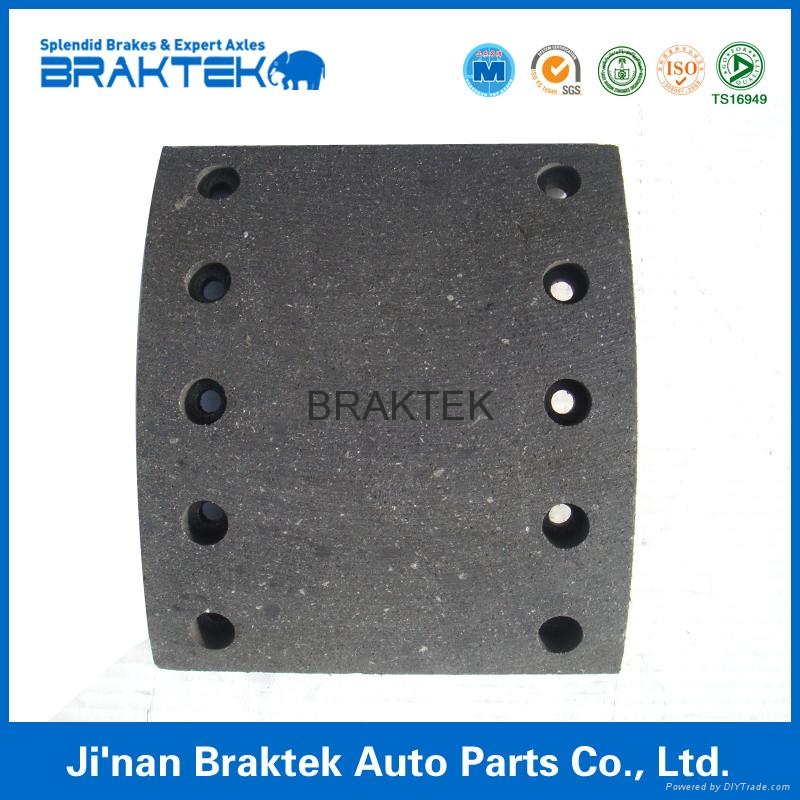 brake lining 19032 for semi trailer - Braktek (China Trading Company ...