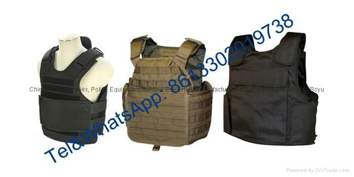 NIJ IIIA Dyneema PE Bulletproof Vest Body armor with groin protection ...