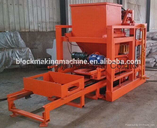 QTJ4-26C Cheapest semi-automatic concrete block production line - Henry ...