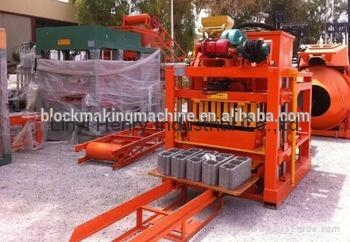 QTJ4-26C Cheapest semi-automatic concrete block production line - Henry ...