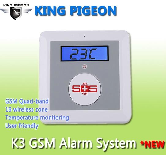 King Pigeon Wireless GSM SMS 3G Home Burglar Alarm K3 - KingPigeon ...