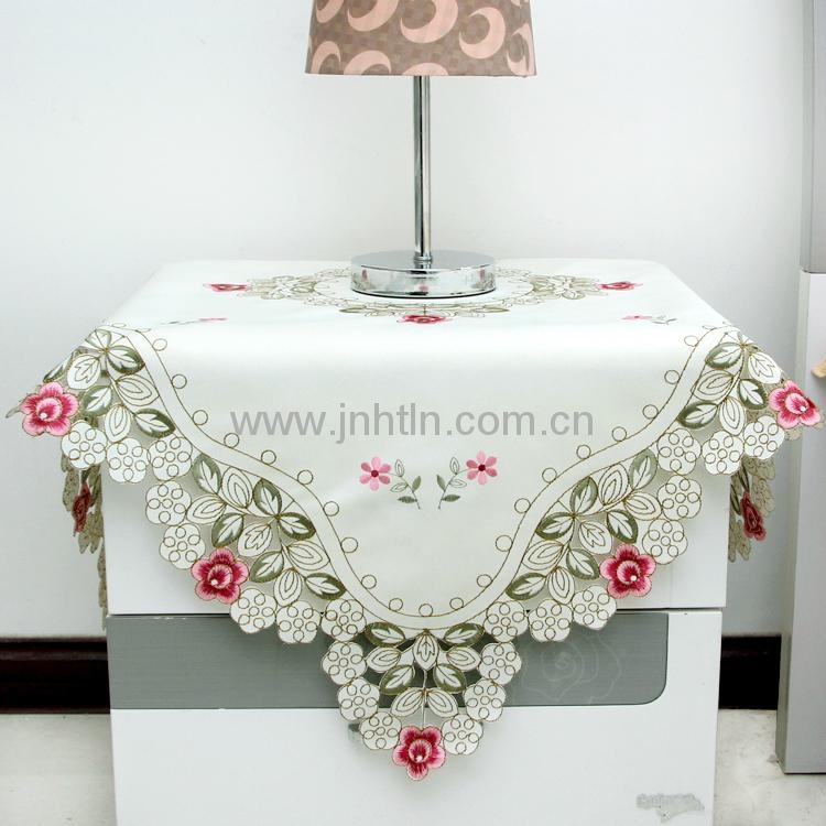 Custom design embroidery table cloth table cover - TC-16011603 ...