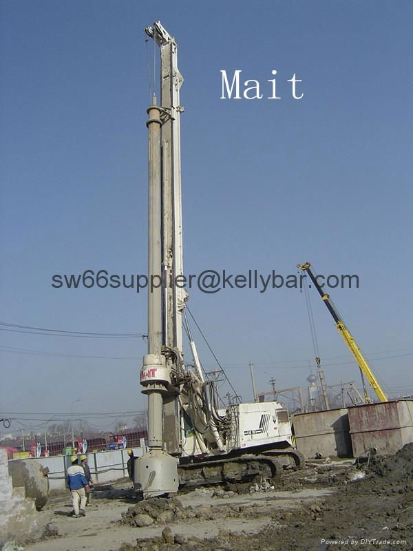 Mait hr180 rotary piling rig kelly bar - SW/JS440-4*14.5 - Shenwei ...