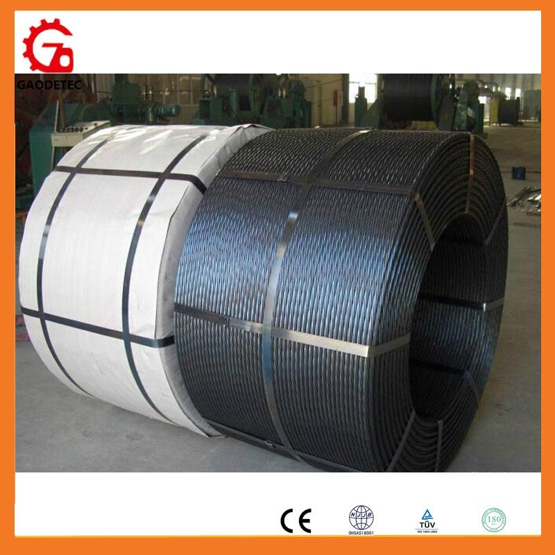 7 WIRE 12.7 mm PC strand for construction - 12.7mm/15.2mm - GEC (China ...