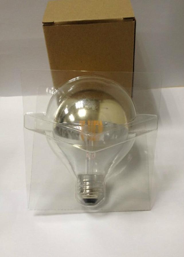 half-chrome silver mirror globe G80 led filament bulb - G80-6S6W ...