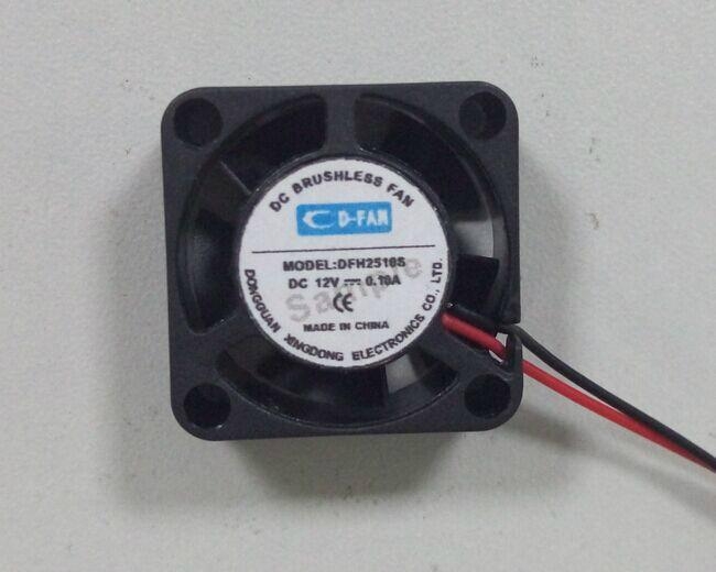 25x25x10mm 2510 5v 12v dc mini fan - DFH2510S - D-FAN (China ...