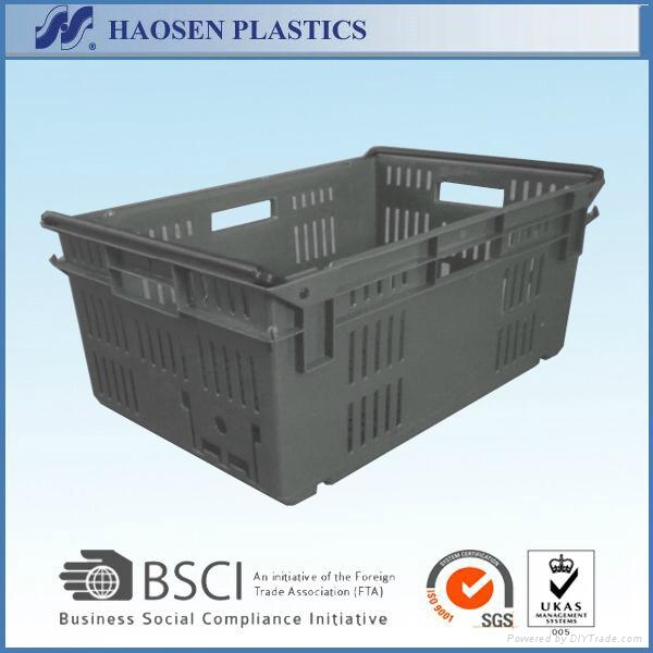 Factory stackable plastic vegetable and fruit crate 47L - HS-1847 ...