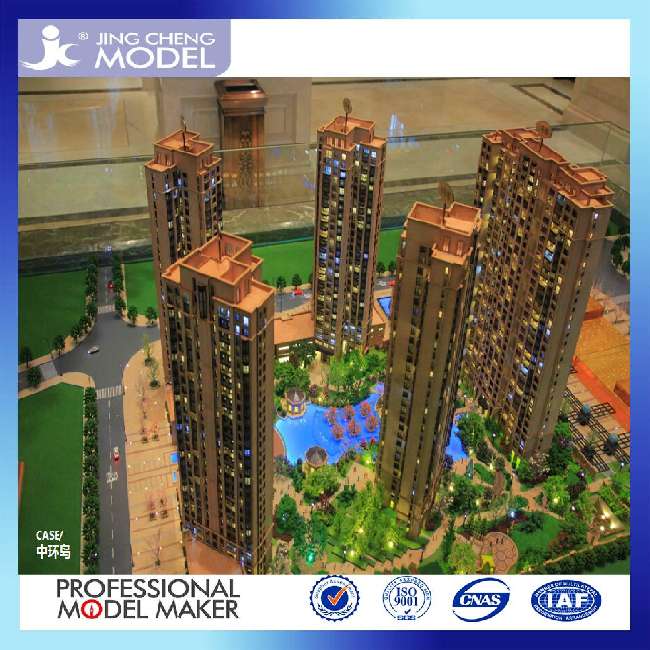 3d architectural visualization scale house model for prefab hous - M23 ...