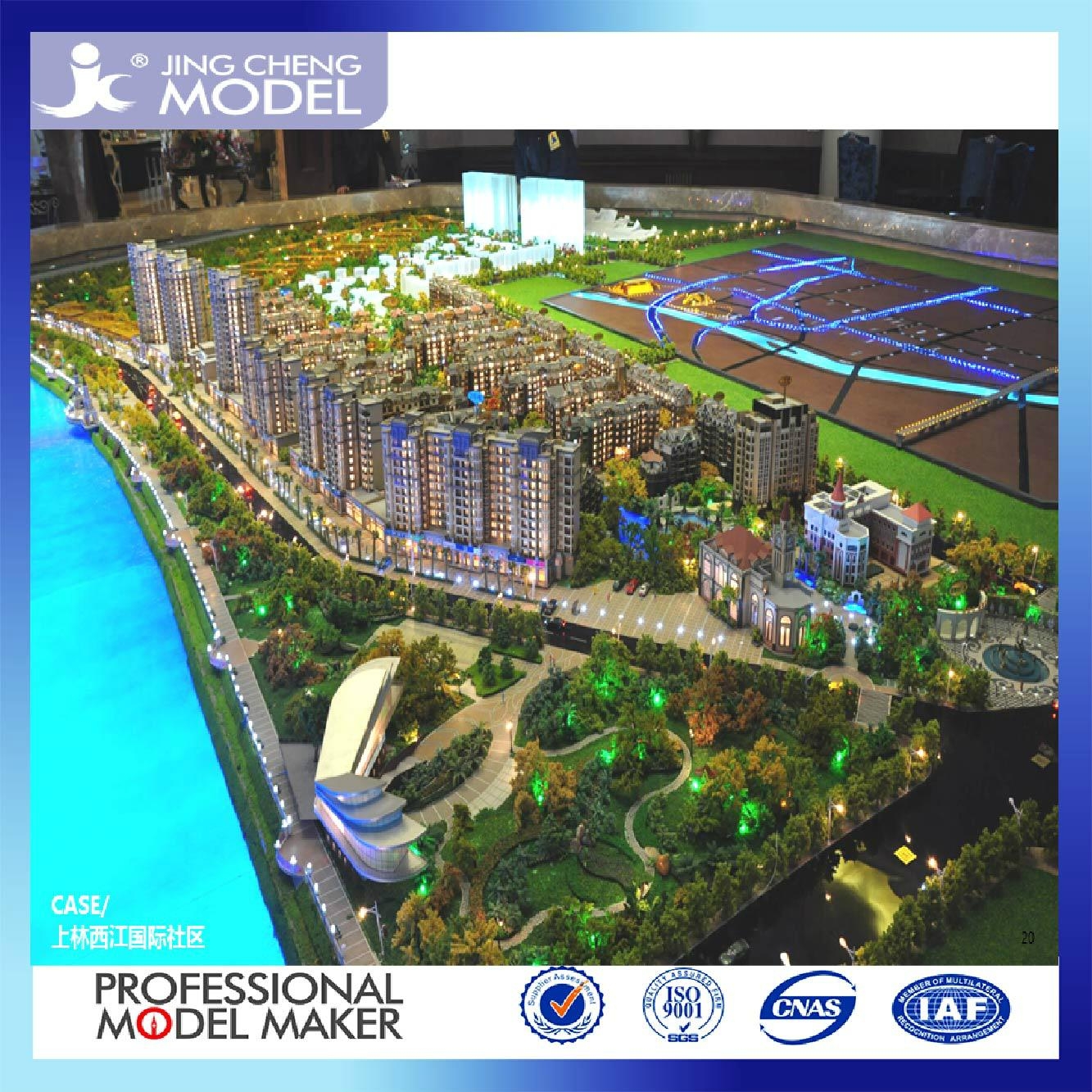 3d architectural visualization scale house model for prefab hous - M23 ...