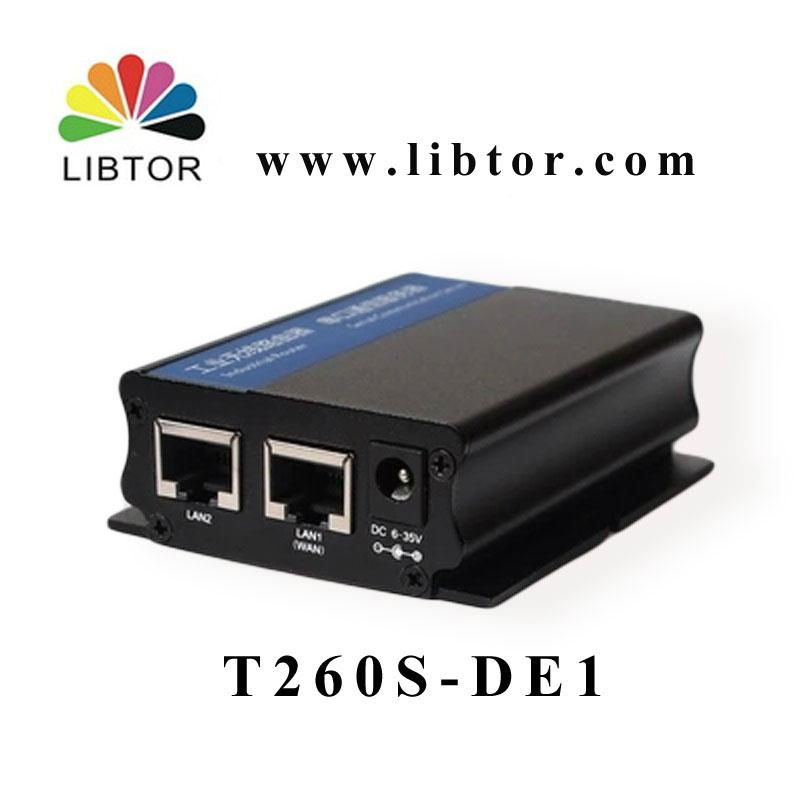 Libtor Td Fdd Lte Industrial 4g Router With 1 Sim Card Slot T260s De1 China Manufacturer