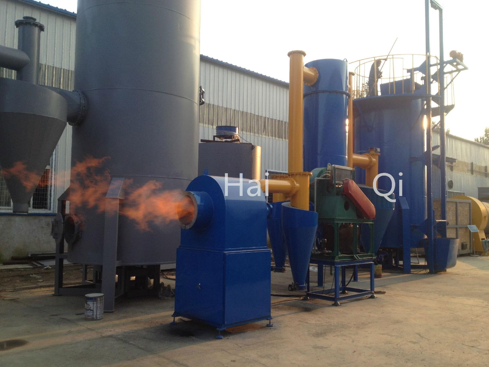 Wood chips & Biomass & MSW gasifier furnace (Biomass gasification ...