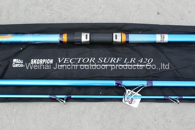 4.2m High carbon fiber Abu Garcia Surf fishing rod and surf casting ...