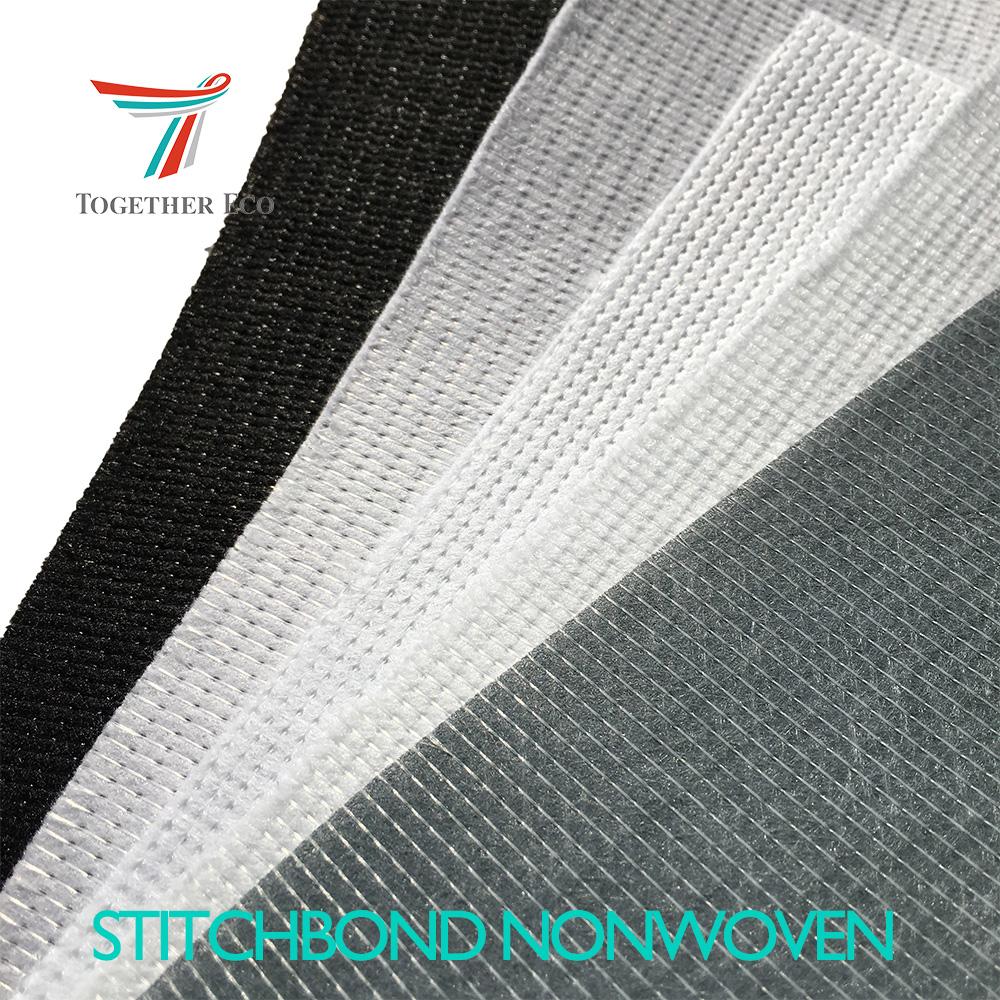 shoe lining stitchbonded nonwoven polyester fabric RPET stitchbond bag ...