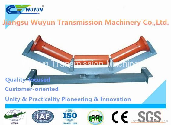 Upper Friction Self-Aligning Idler and Steel Belt Conveyor Roller Idler ...
