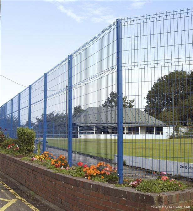 powder coated Security Polyester curvy welded mesh fence - BT-012 - BT ...
