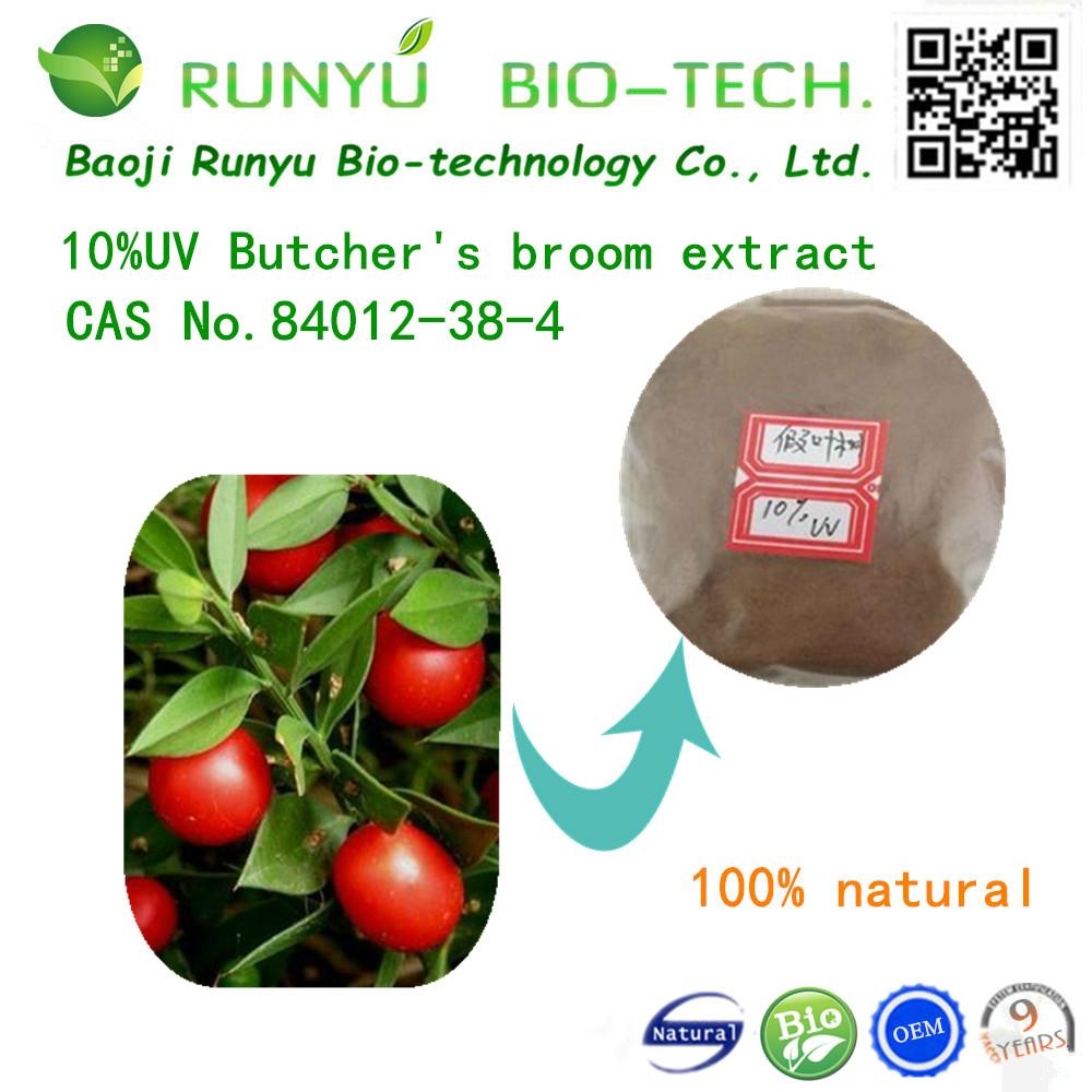 10%UV Ruscus aculeatus Butcher's Broom Root Extract Powder - 84012-38-4 ...