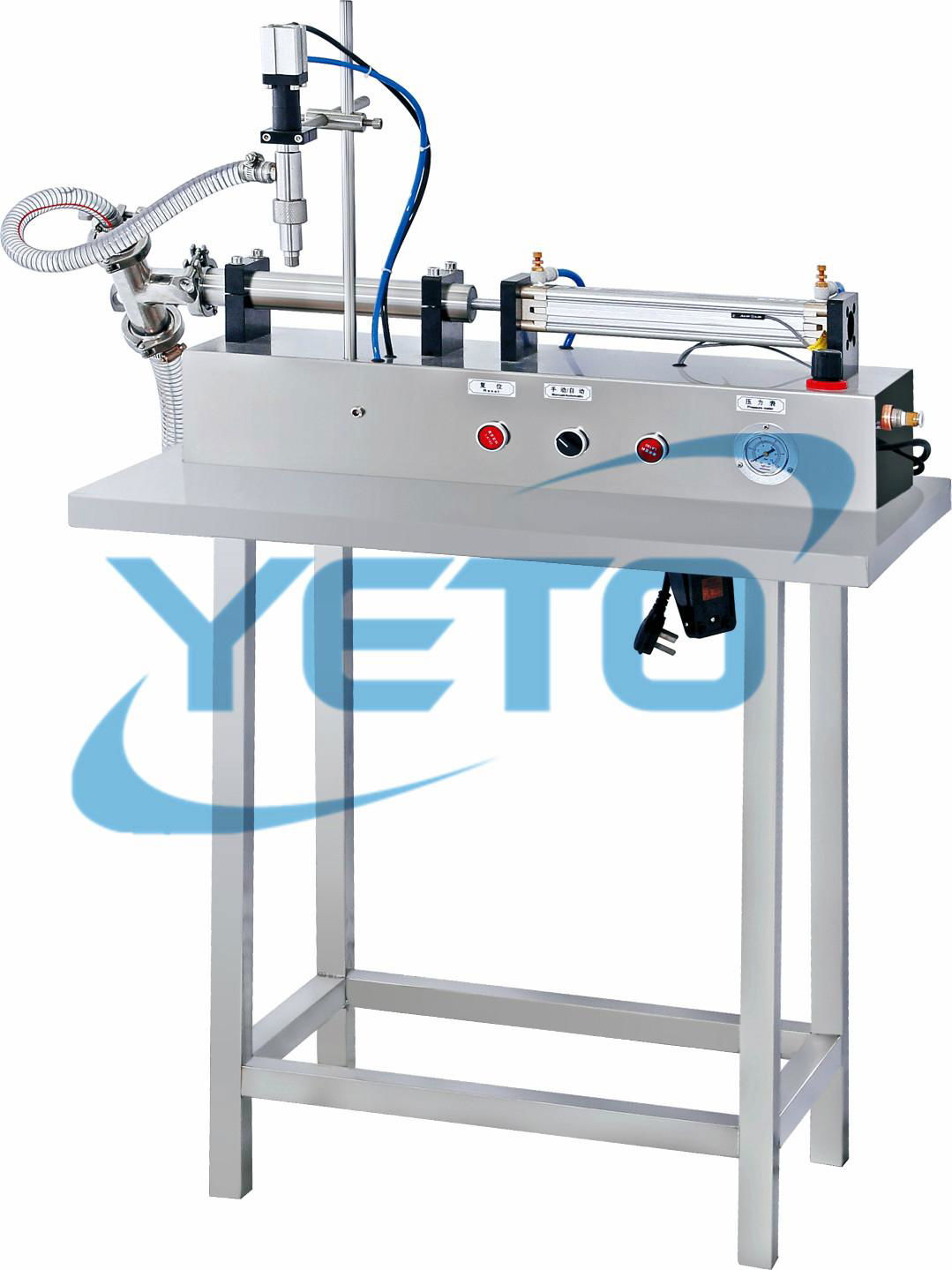 semi automatic 1 4 heads liquid cream filling machine - YF-05 - YETO ...