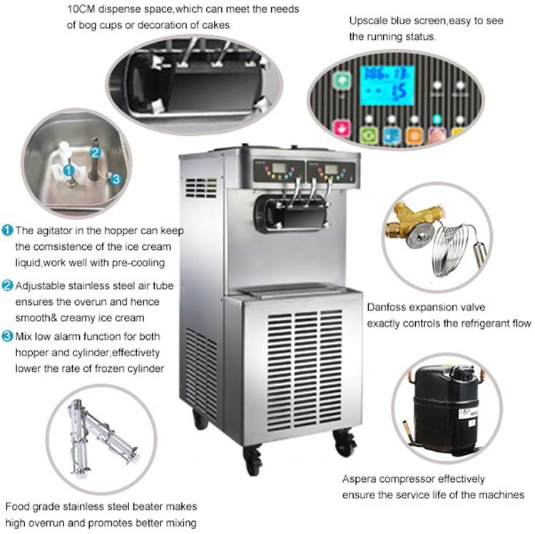Pasmo soft serve ice cream maker S520 (China Manufacturer) - Food ...
