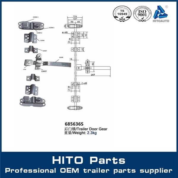 Auto Truck Stainless Steel Rear Lock for Truck - 685636S - Hito Auto ...