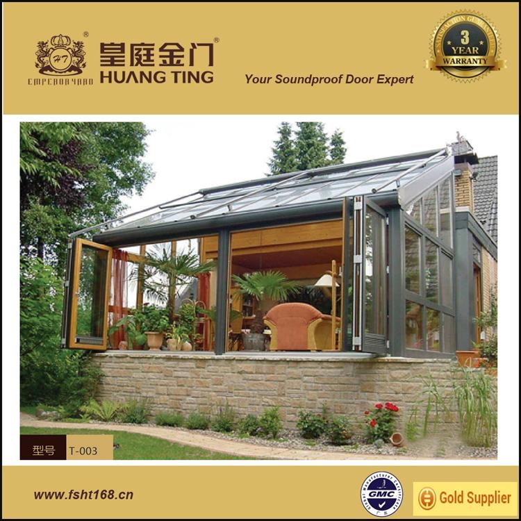 aluminum heat break glass patio sun room - HT-003 - Huangting (China ...