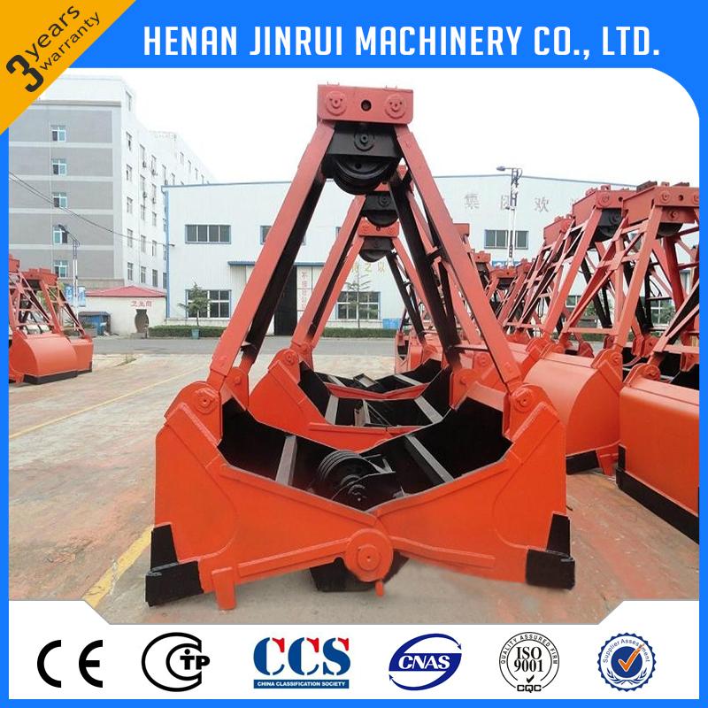 Hydraulic Grab Bucket Cargo Bulk Lifting Overhead Crane - mh - JinRui ...
