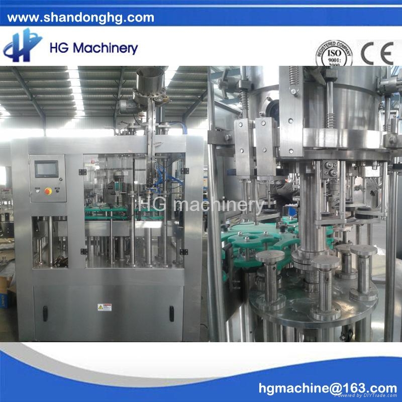 Fully automatic beer rinser, filler and capper triblock (China ...