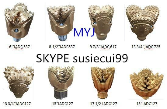 MYJ brand IADC116 milled tooth tricone drill bit or steel tooth tricone ...