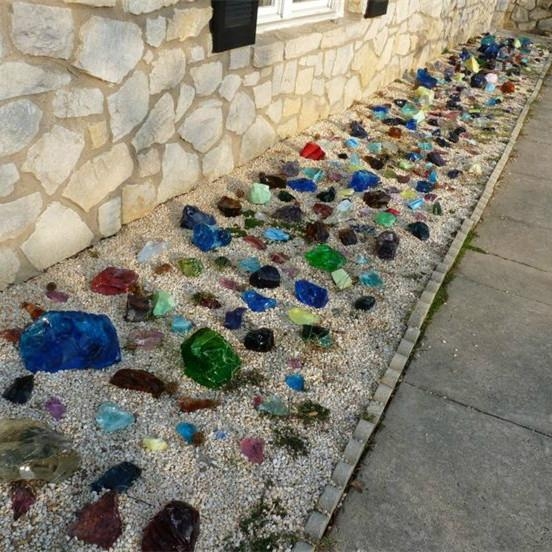 Colorful Landscaping Glass Rock - ZDGR - ZHUODA (China Manufacturer ...