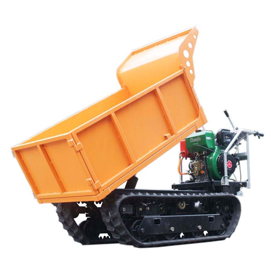 Loading 1000KG micro crawler dumper for fruits garden - WL-1000 ...