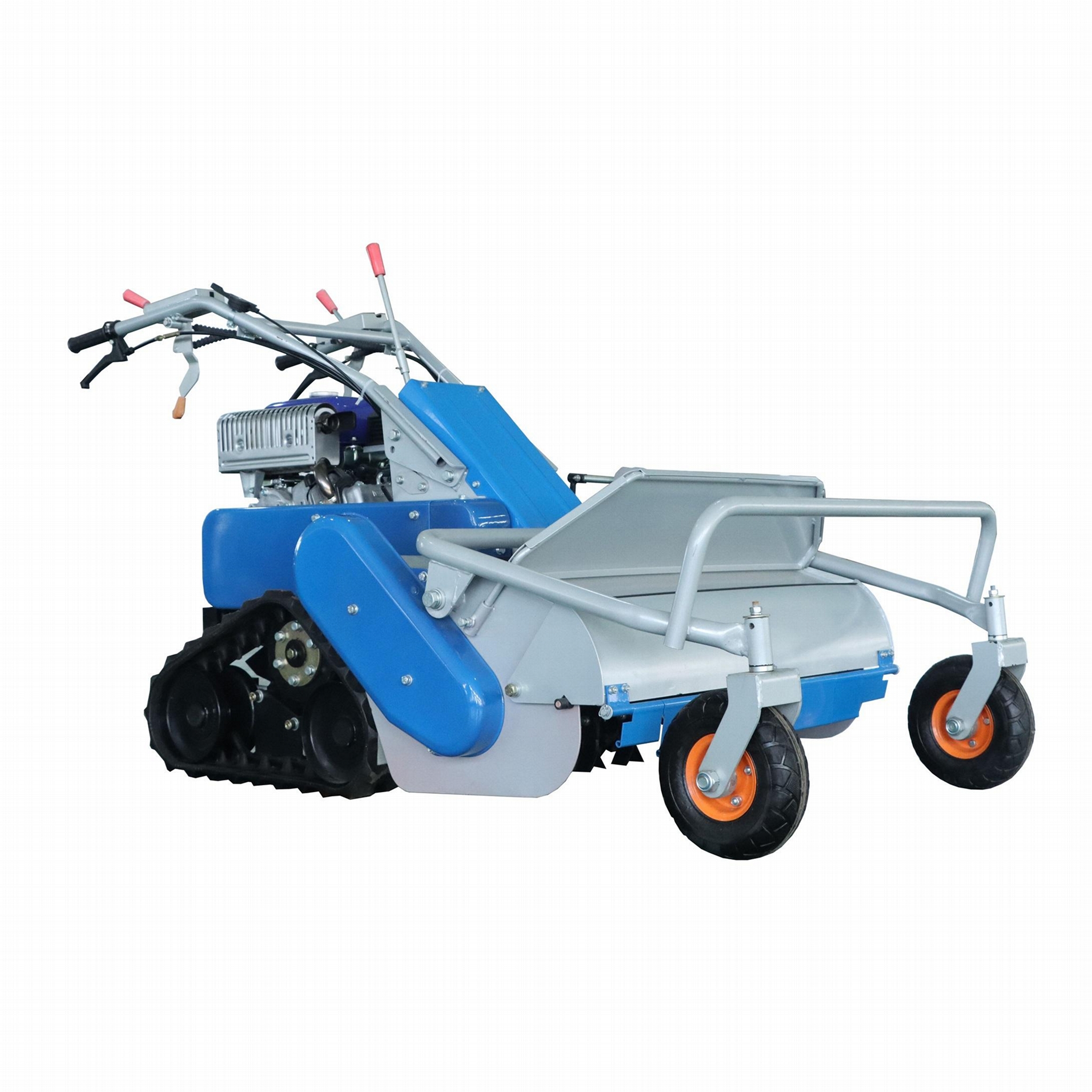 Triangular track stubble remaining grass crusher - WLG300H - WALIE ...