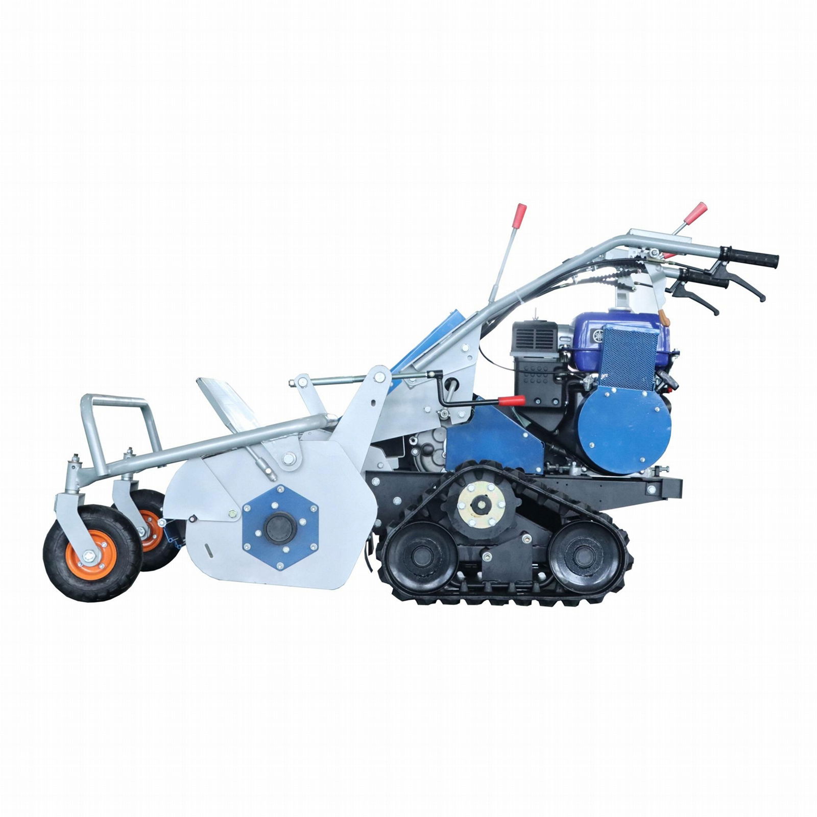 Triangular track stubble remaining grass crusher - WLG300H - WALIE ...