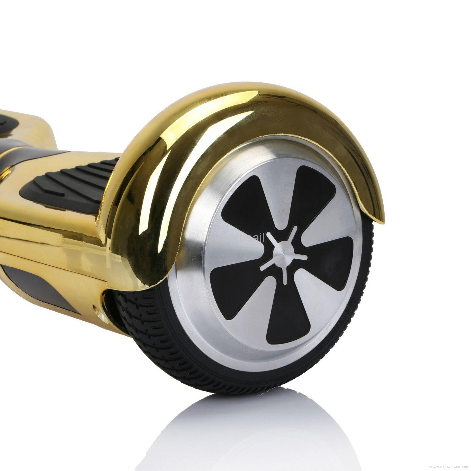 Metallic 2 Wheel Electric Scooter Smart Self Balancing Hoverboard - S&S ...