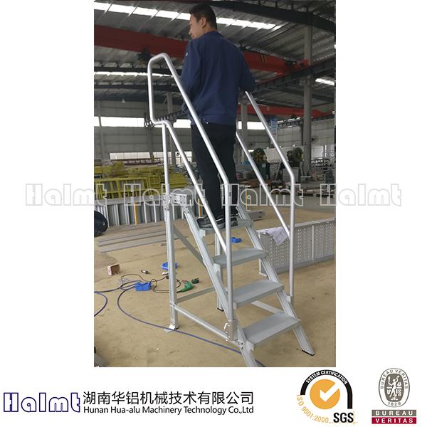 Stationary Aluminium Step Ladders for Construction - HL-M27 - Halmt ...
