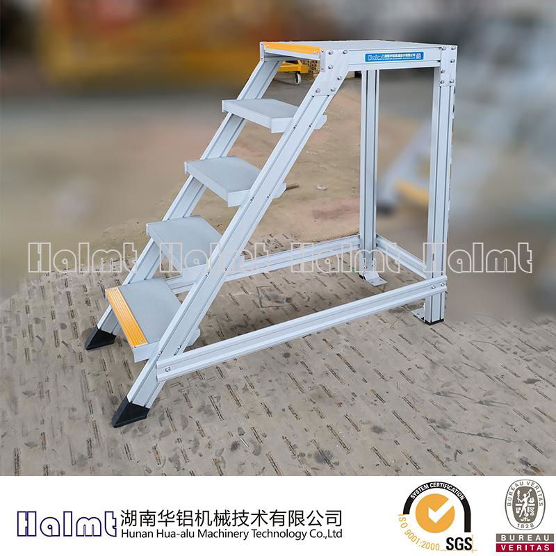Stationary Aluminium Step Ladders for Construction - HL-M27 - Halmt ...