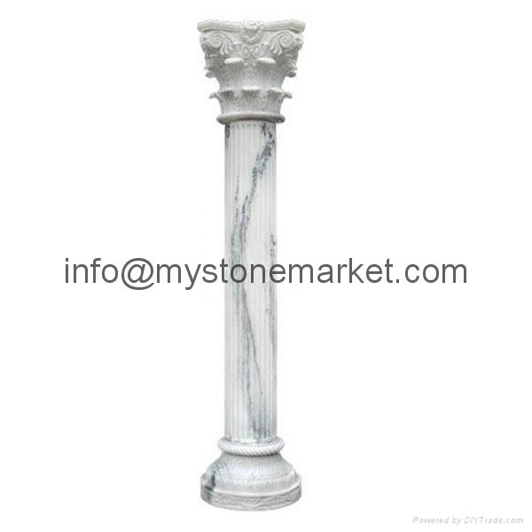Natural Stone Marble Column - stone column - mystone market (China ...