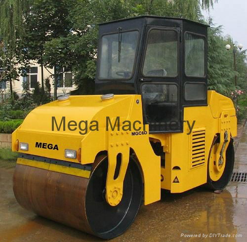 Double drum 6 ton vibratory and oscillating roller - MGC6 / MGC6D ...