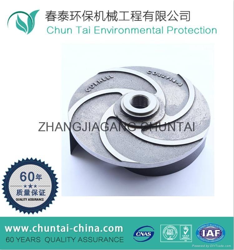 stainless steel small water pump impeller factory - CT-impeller-02 ...