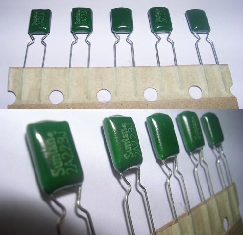 Mylar Capacitor - TS01 - Suntan (Hong Kong Manufacturer) - Capacitor ...