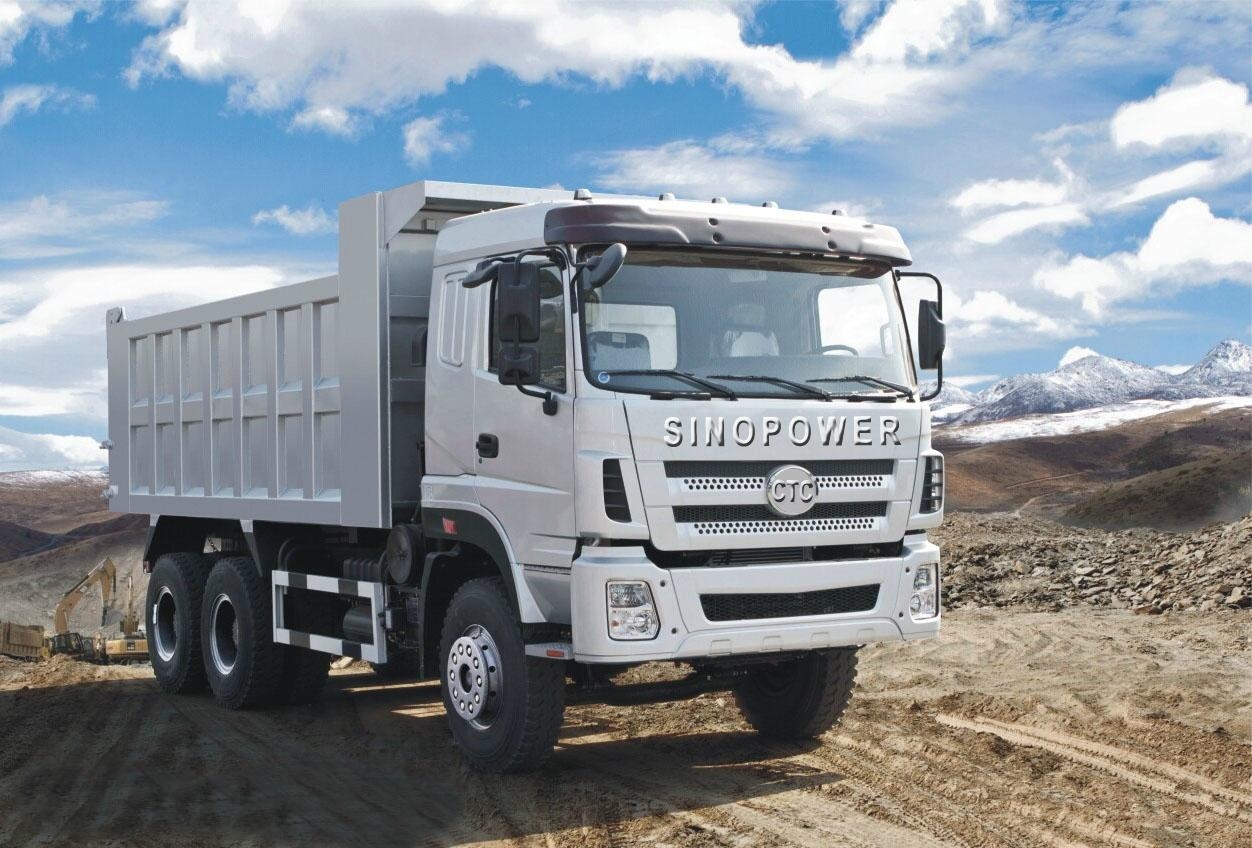 Newest CTC-SINOPOWER dump/tipper truck 4x2 - CTC (China Trading Company) - Forklifts, Pallet ...