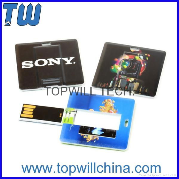 Square Card USB Pen Drive Free Printing 2GB 4GB 8GB 16GB 32GB - TW-CC ...