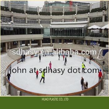 Execllent glide effect synthetic ice hockey skating rink - Huao (China ...