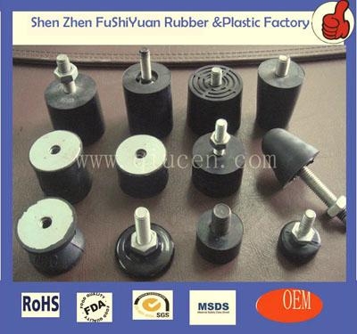 Black Color Square Shape Rubber Non Slip Non Skid Feet Pad for Table ...